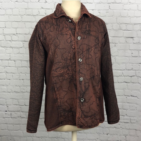 Parsley & Sage | Jackets & Coats | Reversible Brown Quilted Jacket ...